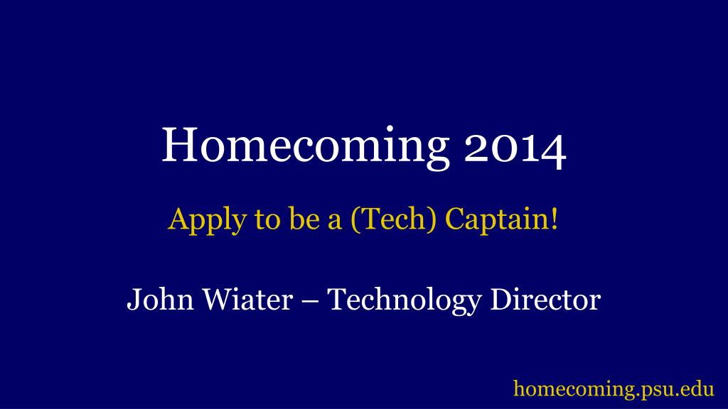 PPT - Homecoming 2014 PowerPoint Presentation, free download - ID:2765641