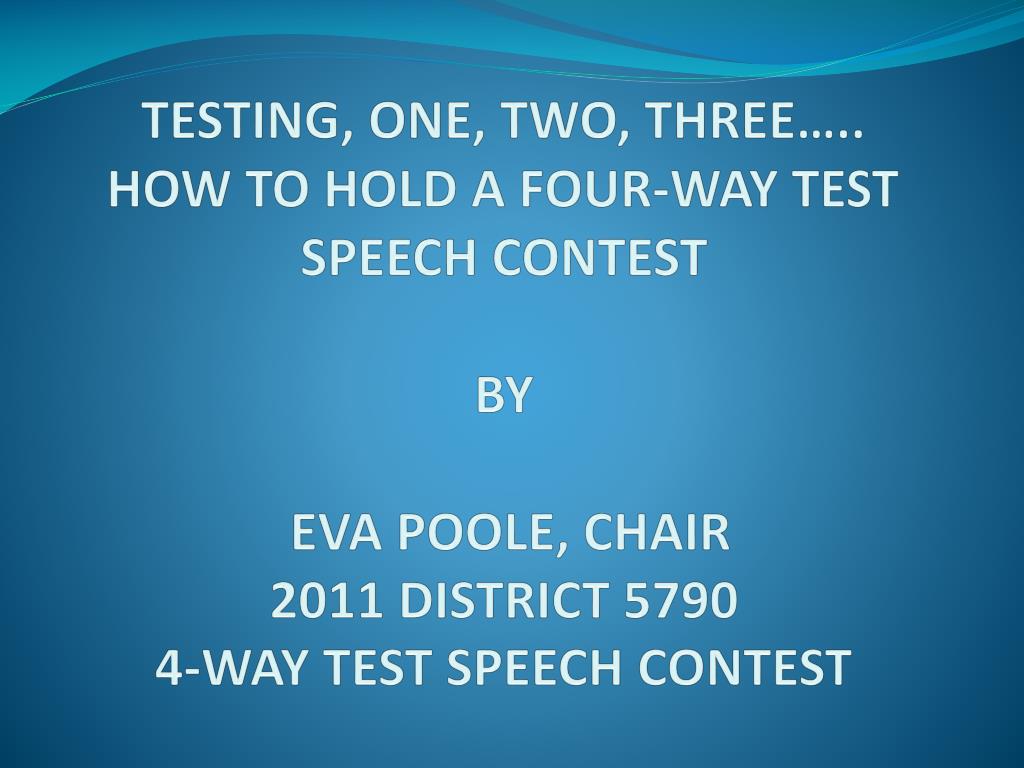 PPT - The 4-WAY TEST PowerPoint Presentation, free download - ID:2766621