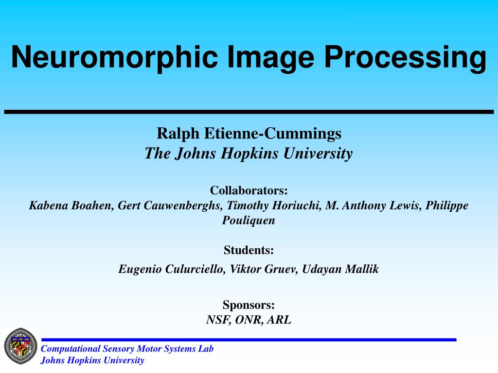 PPT - Neuromorphic Image Processing PowerPoint Presentation, free ...