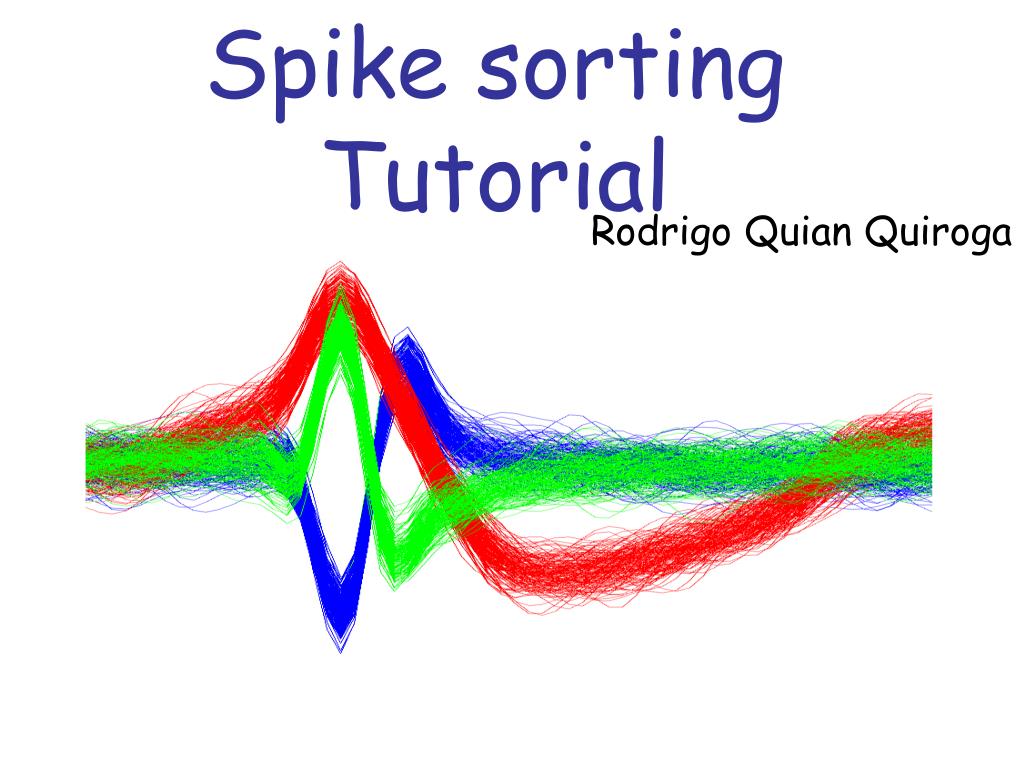 PPT - Spike sorting Tutorial PowerPoint Presentation, free download ...