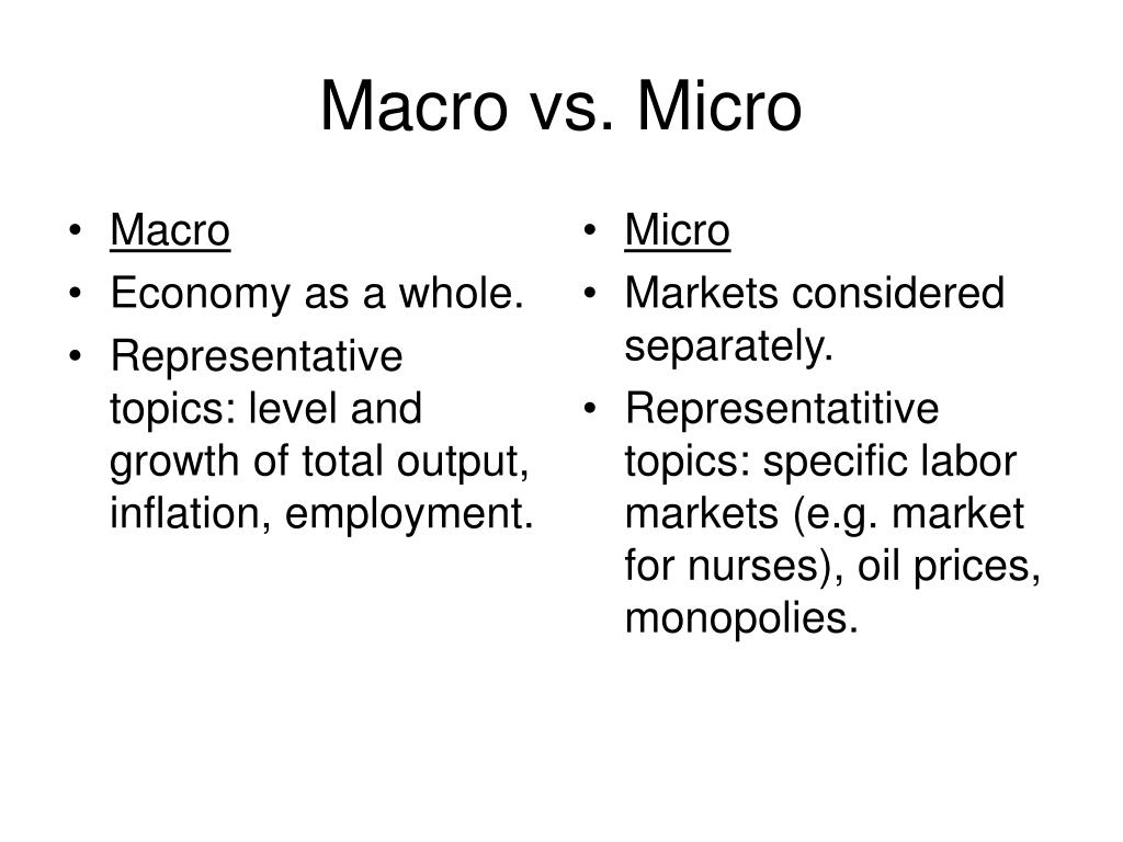 PPT - Macro vs. Micro PowerPoint Presentation, free download - ID:2768603