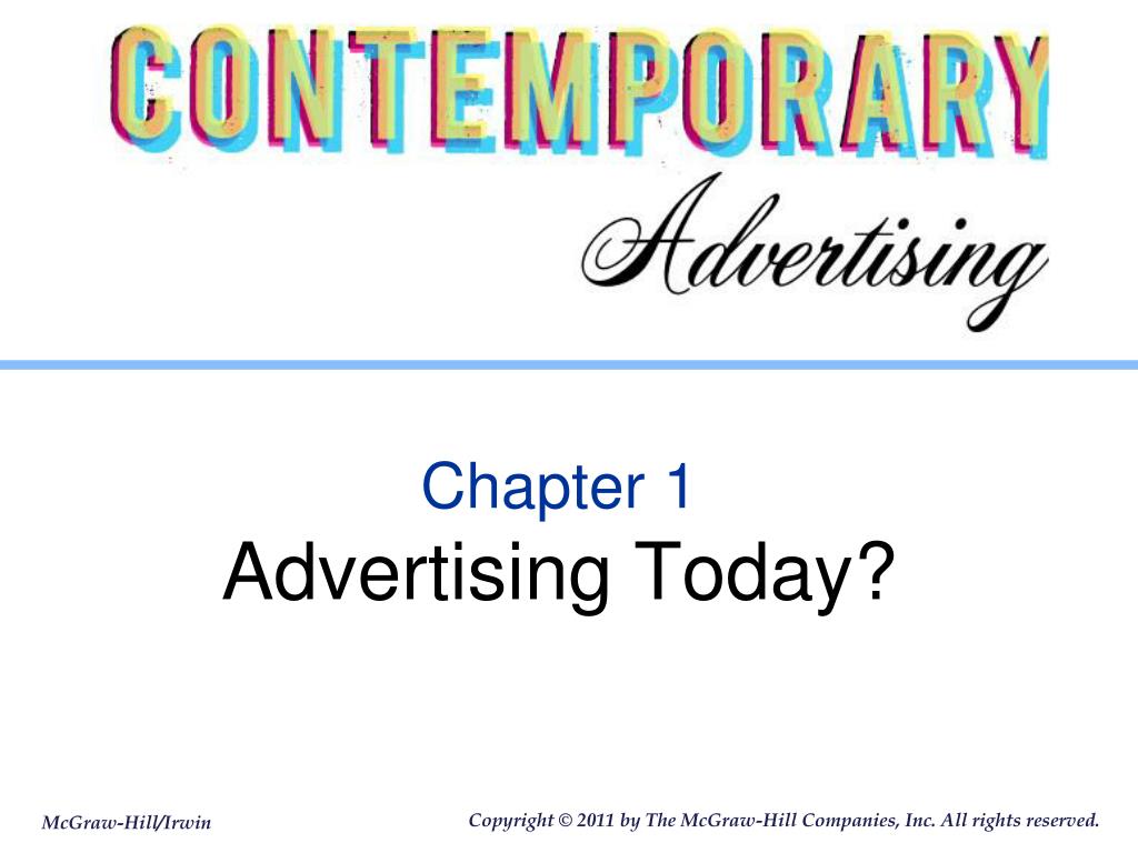 PPT - Chapter 1 Advertising Today? PowerPoint Presentation, free ...