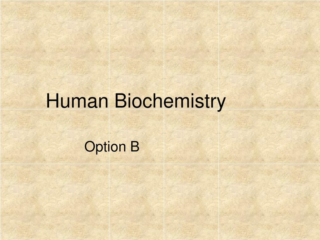 PPT - Human Biochemistry PowerPoint Presentation, free download - ID ...