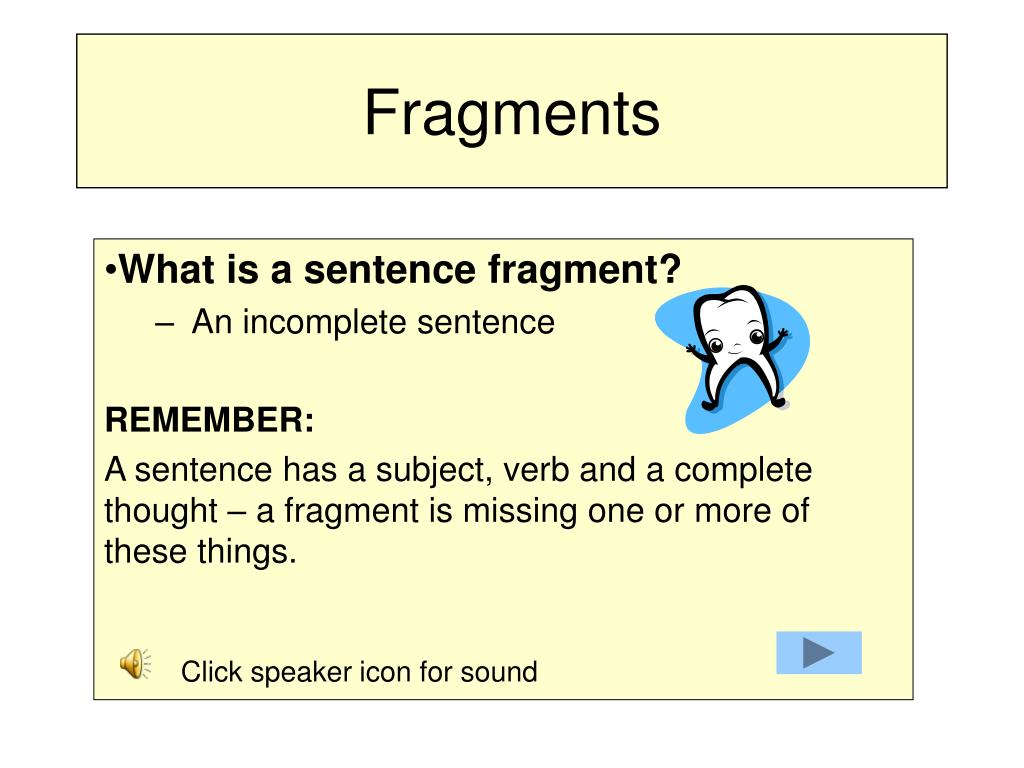 PPT - Fragments PowerPoint Presentation, free download - ID:2769571