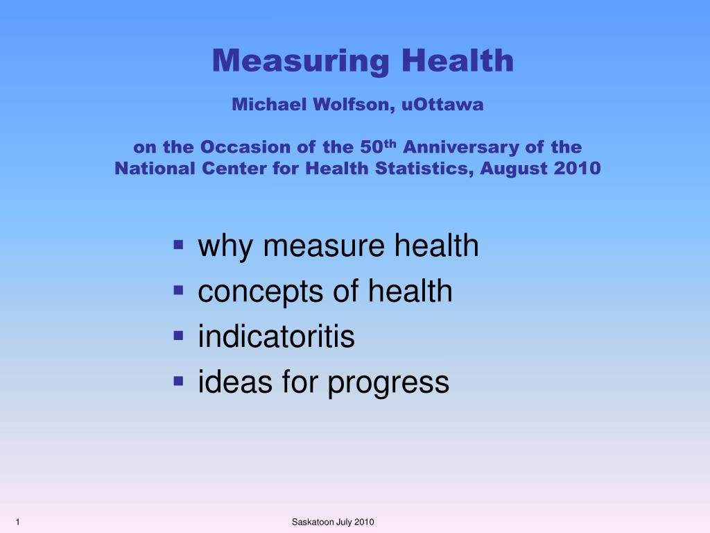 PPT - Measuring Health PowerPoint Presentation, free download - ID:2771878
