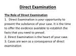 PPT - The Fundamentals of Direct-Examination PowerPoint Presentation ...