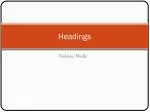PPT - Sub-Headings PowerPoint Presentation, free download - ID:2773210