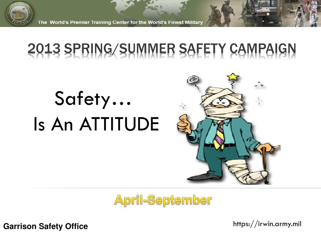 PPT - 2013 SPRING/Summer SAFETY CAMPAIGN PowerPoint Presentation, free ...
