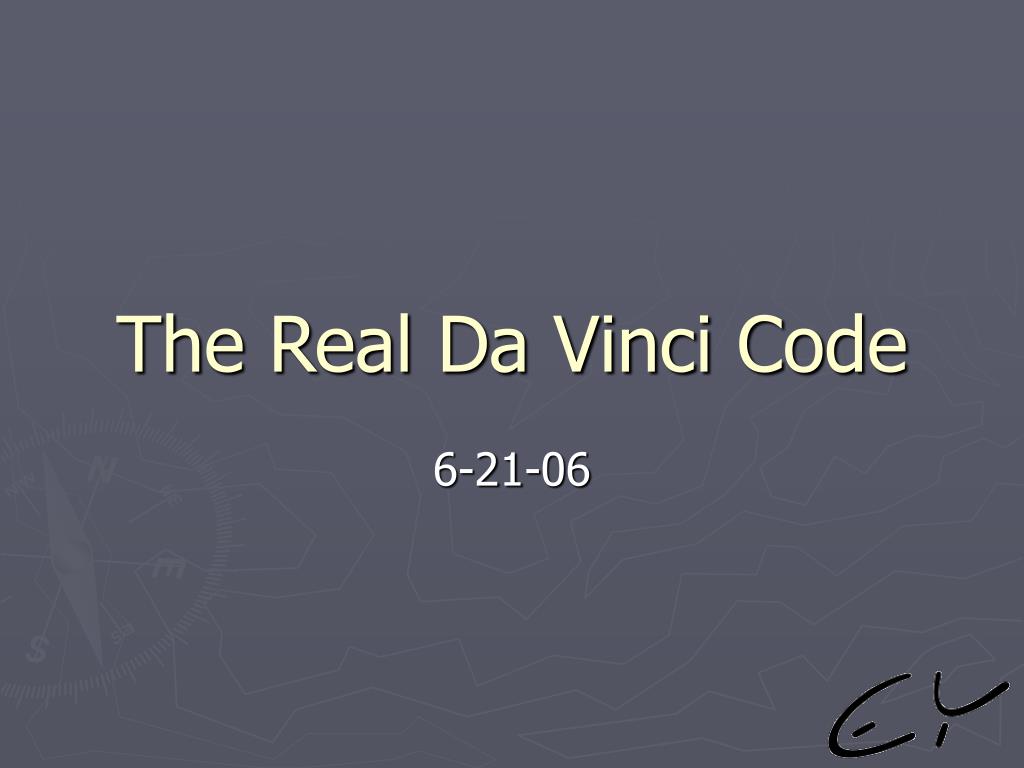PPT - The Real Da Vinci Code PowerPoint Presentation, free download ...