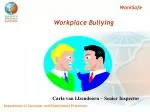 PPT - Bullying in the Workplace PowerPoint Presentation, free download ...