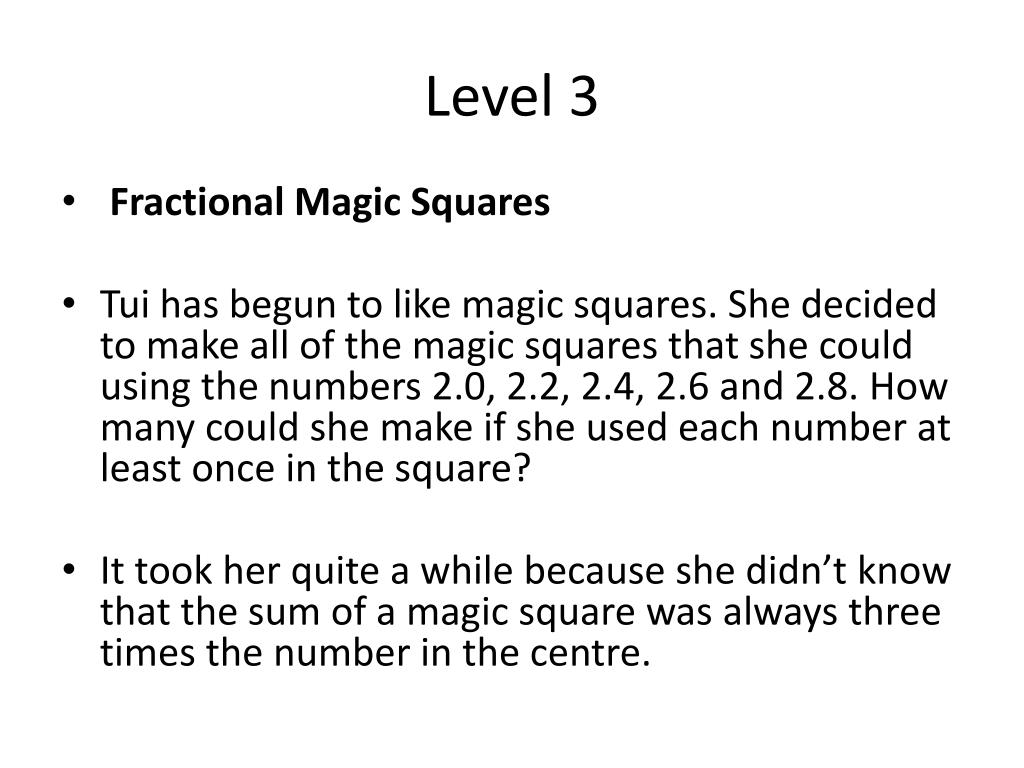 PPT - Level 3 PowerPoint Presentation, free download - ID:2775138