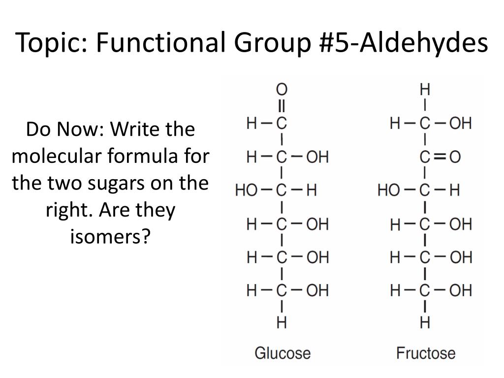 PPT - Topic: Functional Group #5-Aldehydes PowerPoint Presentation ...