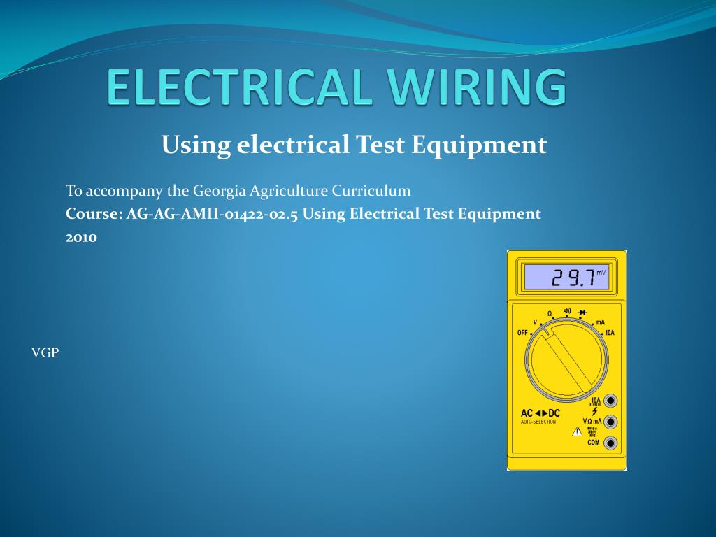 PPT - ELECTRICAL WIRING PowerPoint Presentation, free download - ID:2776552