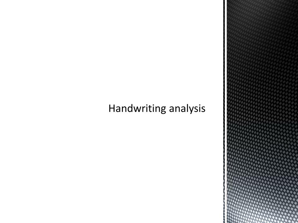 PPT - Handwriting analysis PowerPoint Presentation, free download - ID ...