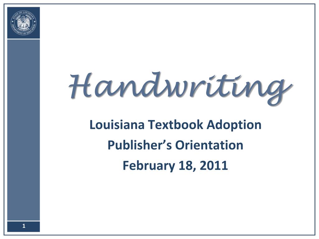 PPT - Handwriting PowerPoint Presentation, free download - ID:2777547