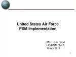 PPT - The United States Air Force PowerPoint Presentation, free ...
