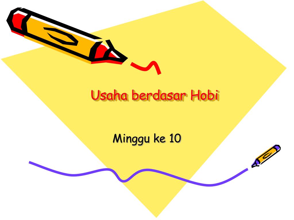PPT - Usaha berdasar Hobi PowerPoint Presentation, free download - ID ...