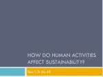PPT - Human Activities Affect The Environment PowerPoint Presentation ...