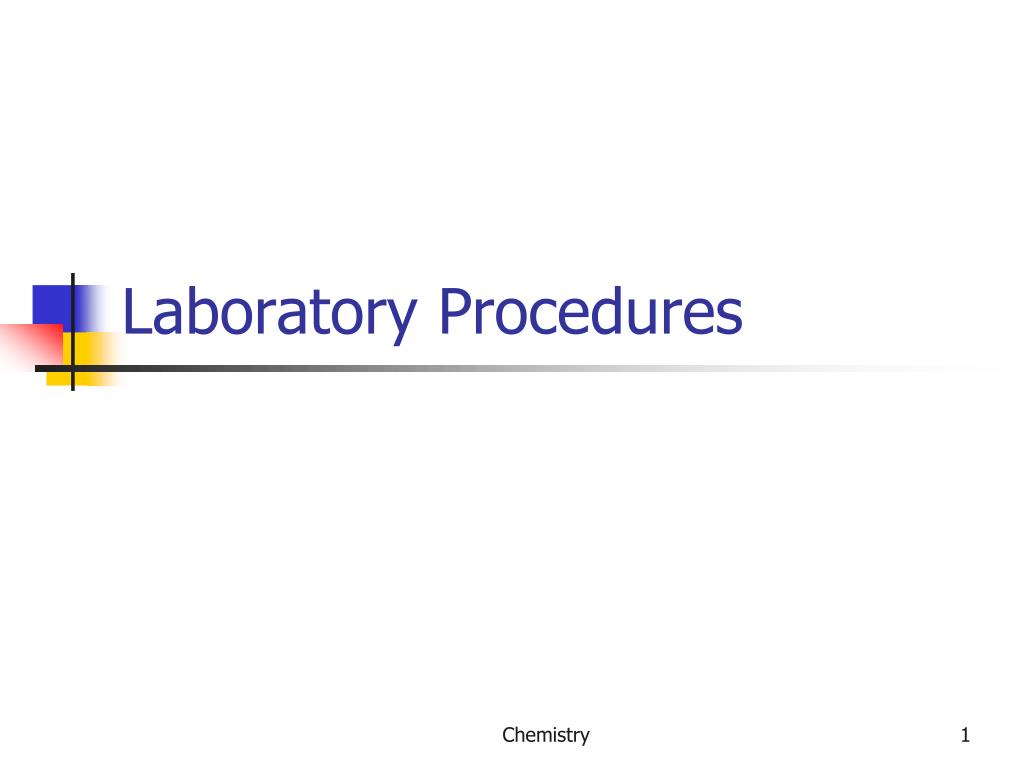 PPT - Laboratory Procedures PowerPoint Presentation, free download - ID ...