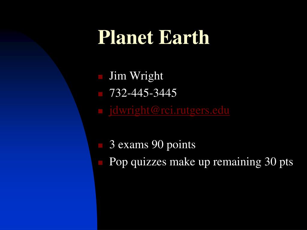 PPT - Planet Earth PowerPoint Presentation, free download - ID:2784520