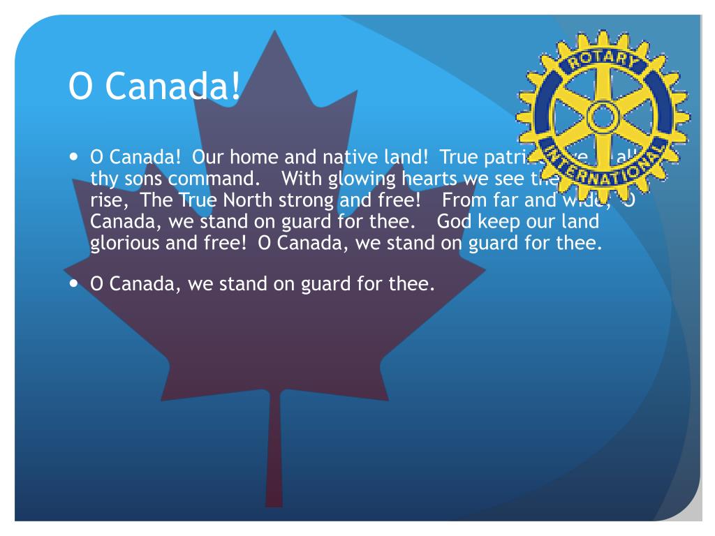 PPT - O Canada! PowerPoint Presentation, free download - ID:2785190
