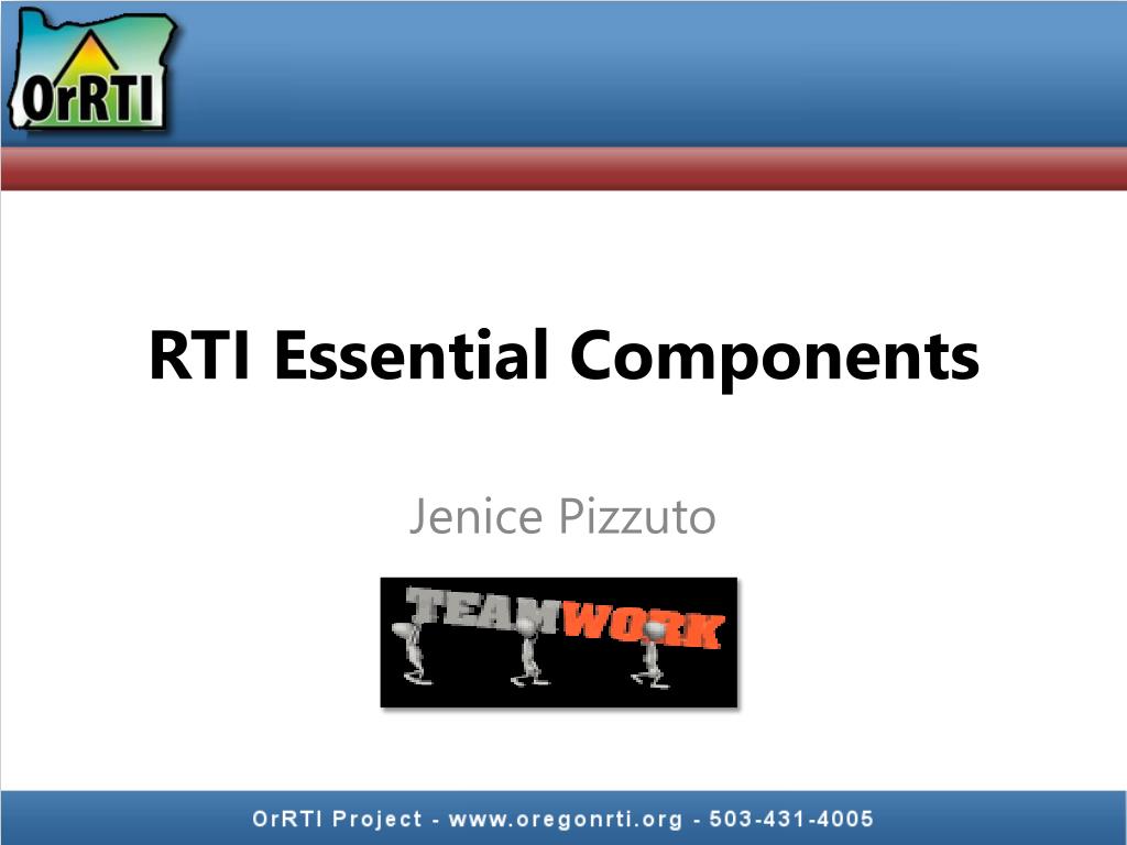 PPT - RTI Essential Components PowerPoint Presentation, free download ...