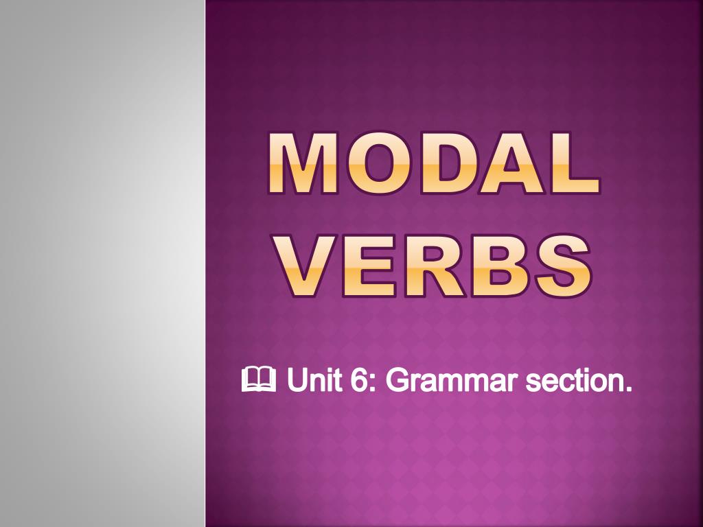 PPT - Modal verbs PowerPoint Presentation, free download - ID:2786669