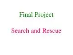 PPT - Search and Rescue Operations PowerPoint Presentation, free ...