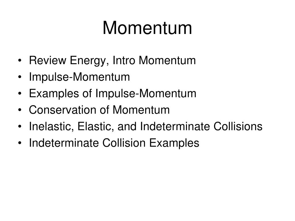 PPT - Momentum PowerPoint Presentation, free download - ID:2788430