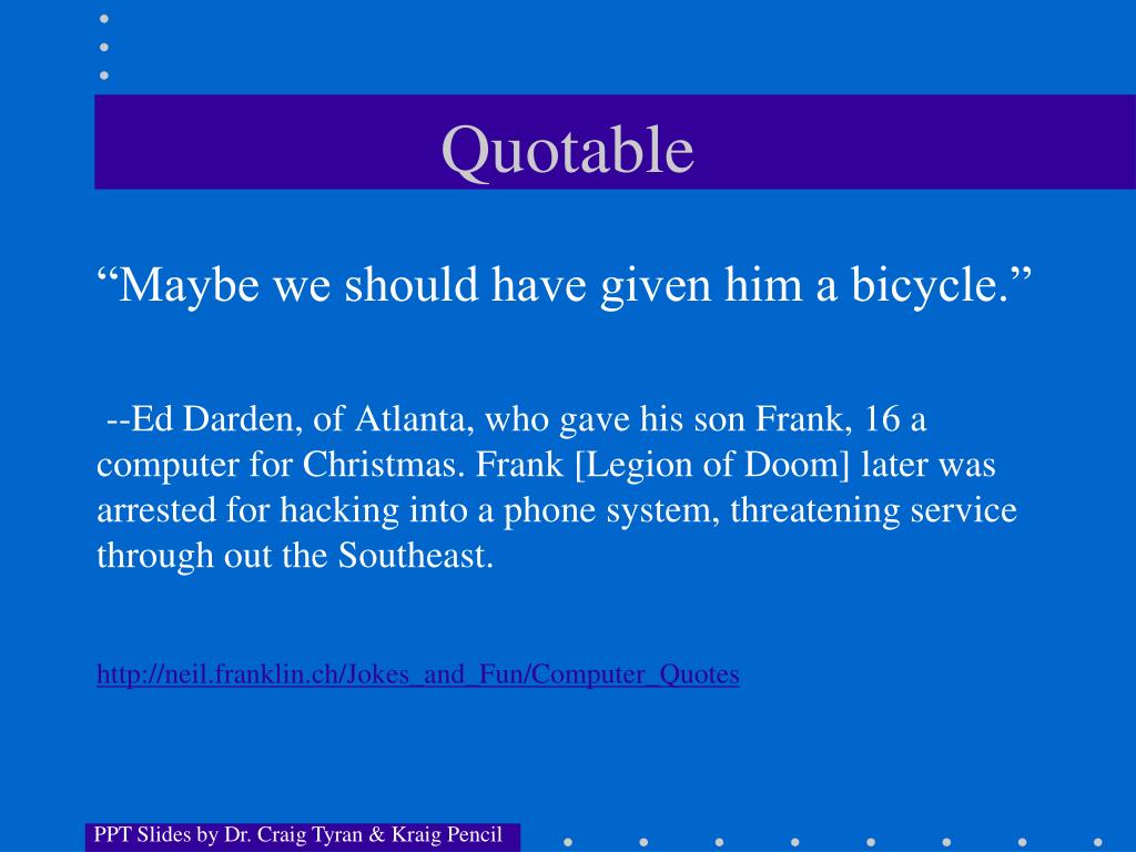 PPT - Quotable PowerPoint Presentation, free download - ID:2788514