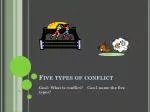 PPT - 5 Types of Conflict PowerPoint Presentation, free download - ID ...