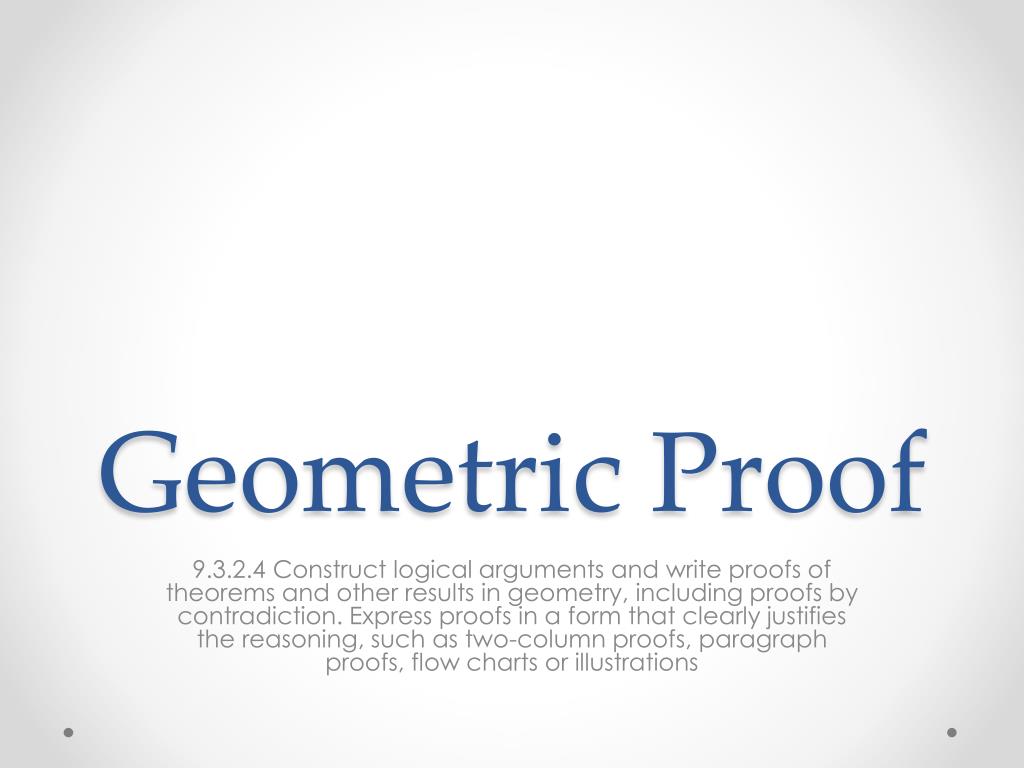 PPT - Geometric Proof PowerPoint Presentation, free download - ID:2790522