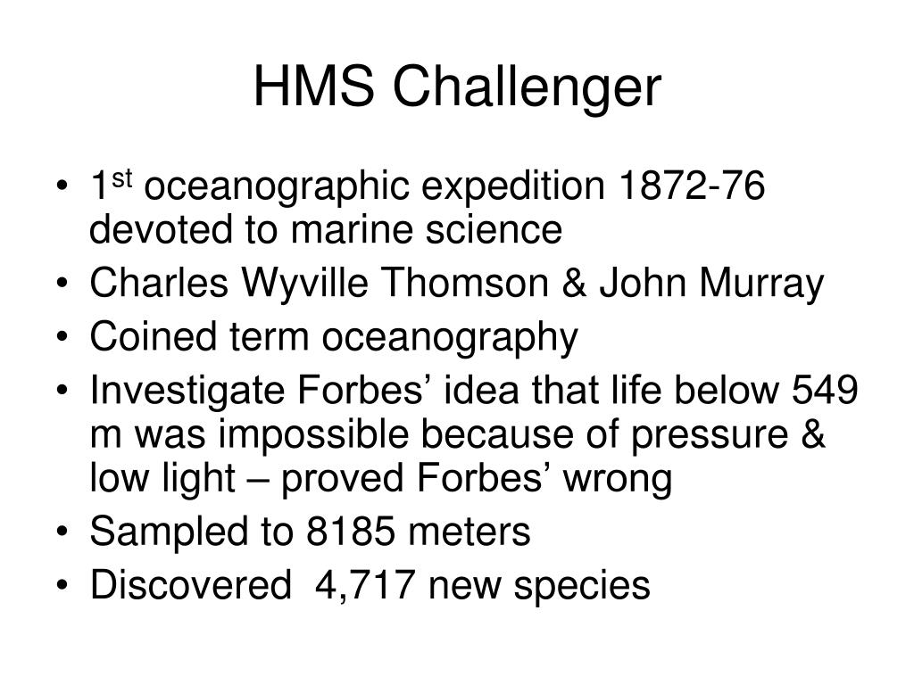 PPT - HMS Challenger PowerPoint Presentation, free download - ID:2791728