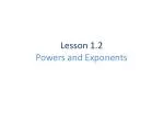 PPT - Powers and Exponents PowerPoint Presentation, free download - ID ...