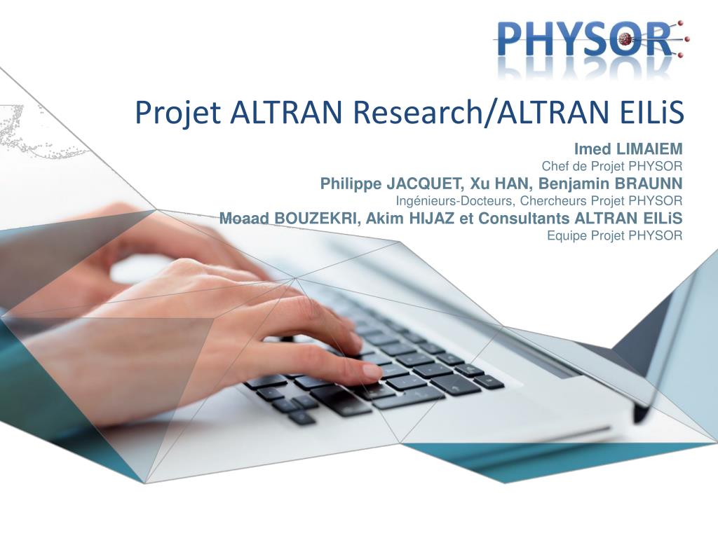 PPT - Projet ALTRAN Research /ALTRAN EILiS PowerPoint Presentation ...