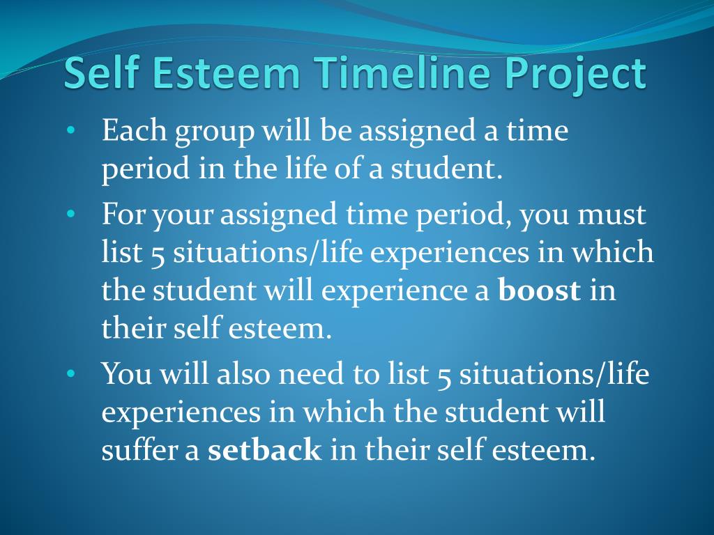 PPT - Self Esteem Timeline Project PowerPoint Presentation, free ...