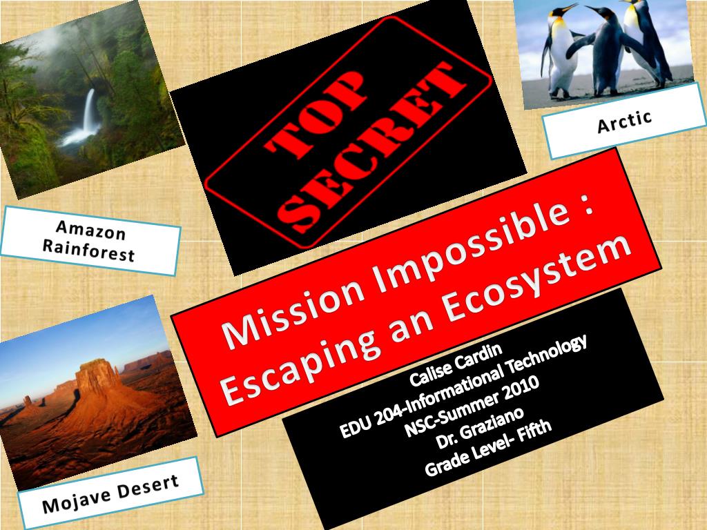 PPT - Mission Impossible : Escaping an Ecosystem PowerPoint ...