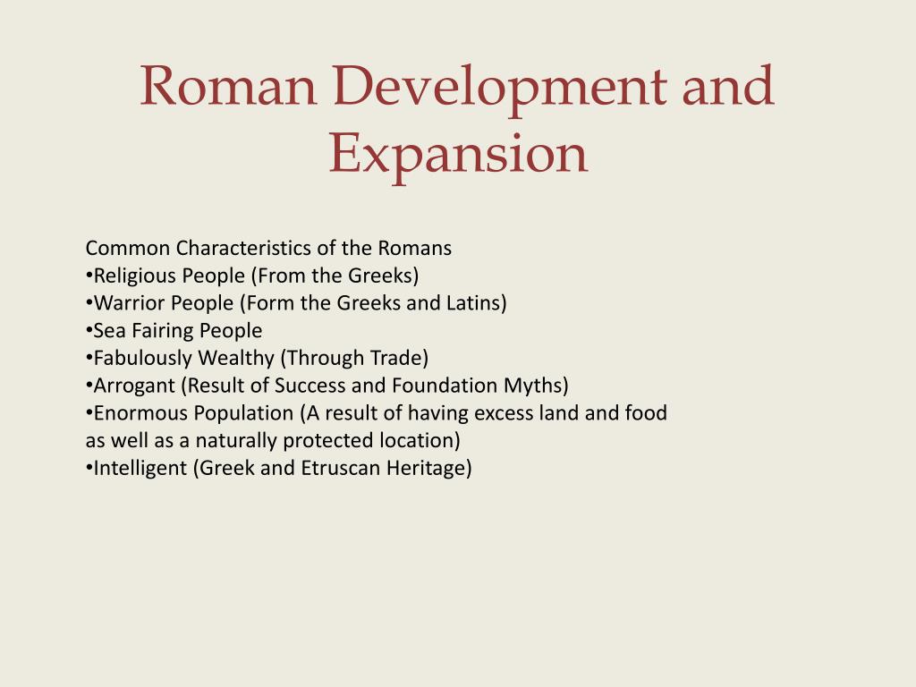 PPT - Roman Development and Expansion PowerPoint Presentation, free ...