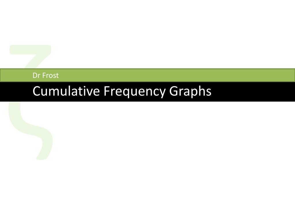 PPT - Cumulative Frequency Graphs PowerPoint Presentation, free ...