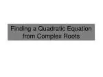 PPT - Roots of a complex number PowerPoint Presentation, free download ...