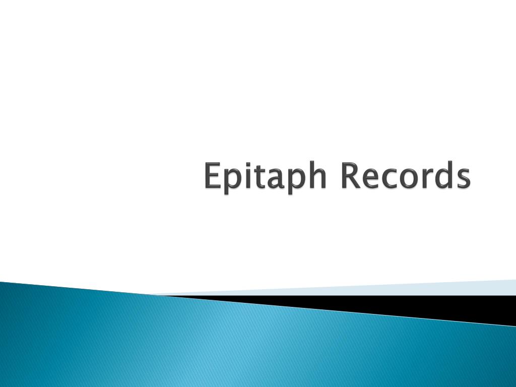 PPT - Discover Epitaph Records: Home of Punk, Rock, and Indie Music ...