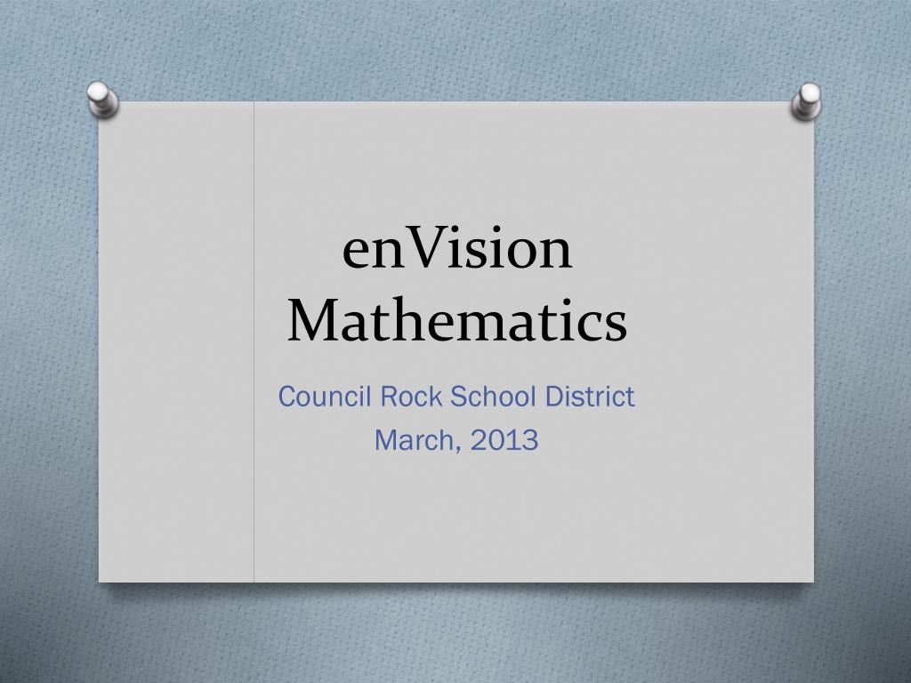 PPT - enVision Mathematics PowerPoint Presentation, free download - ID ...