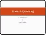 PPT - Linear Programming PowerPoint Presentation, free download - ID:1277438