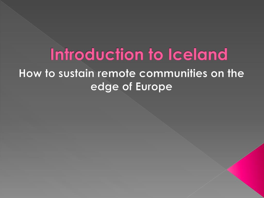 PPT - Introduction to Iceland PowerPoint Presentation, free download ...