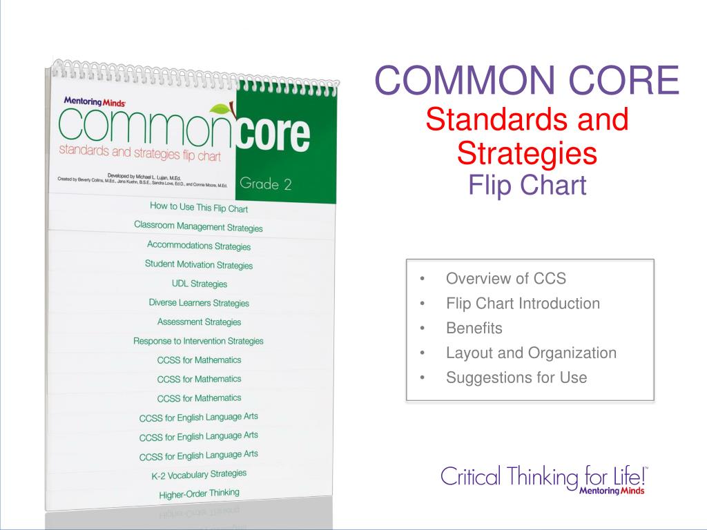 PPT - COMMON CORE Standards and Strategies Flip Chart PowerPoint ...