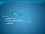 PPT - Ellipses PowerPoint Presentation, free download - ID:1947002
