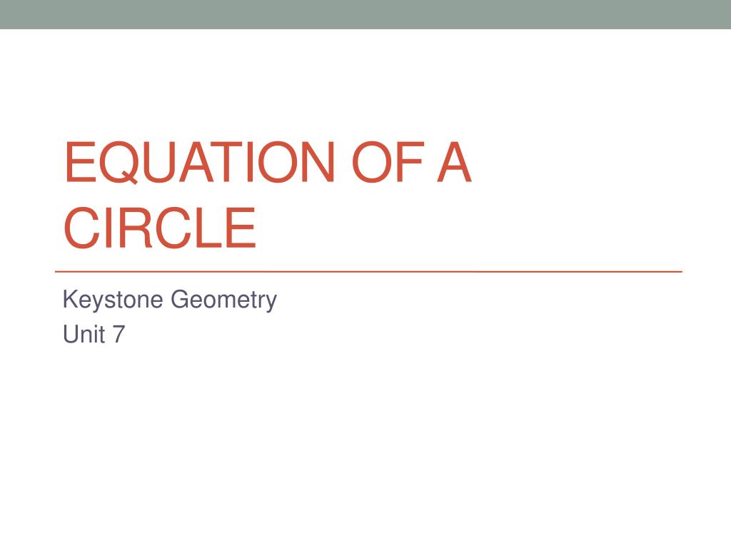 PPT - Equation of A Circle PowerPoint Presentation, free download - ID ...