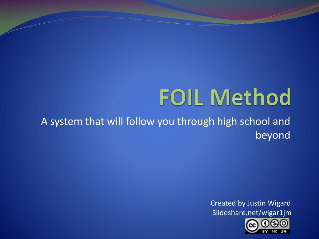 PPT - FOIL Method PowerPoint Presentation, free download - ID:2804510
