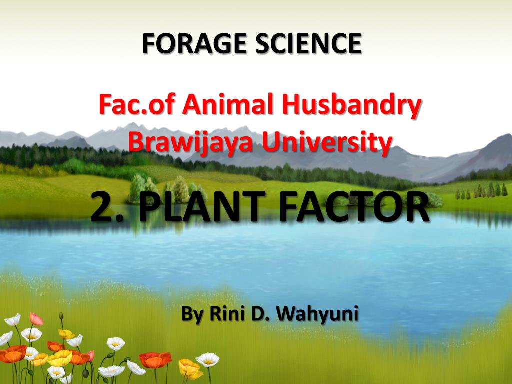 PPT - FORAGE SCIENCE PowerPoint Presentation, free download - ID:2805024