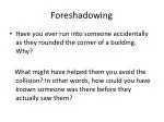 PPT - Foreshadowing PowerPoint Presentation, free download - ID:1786938
